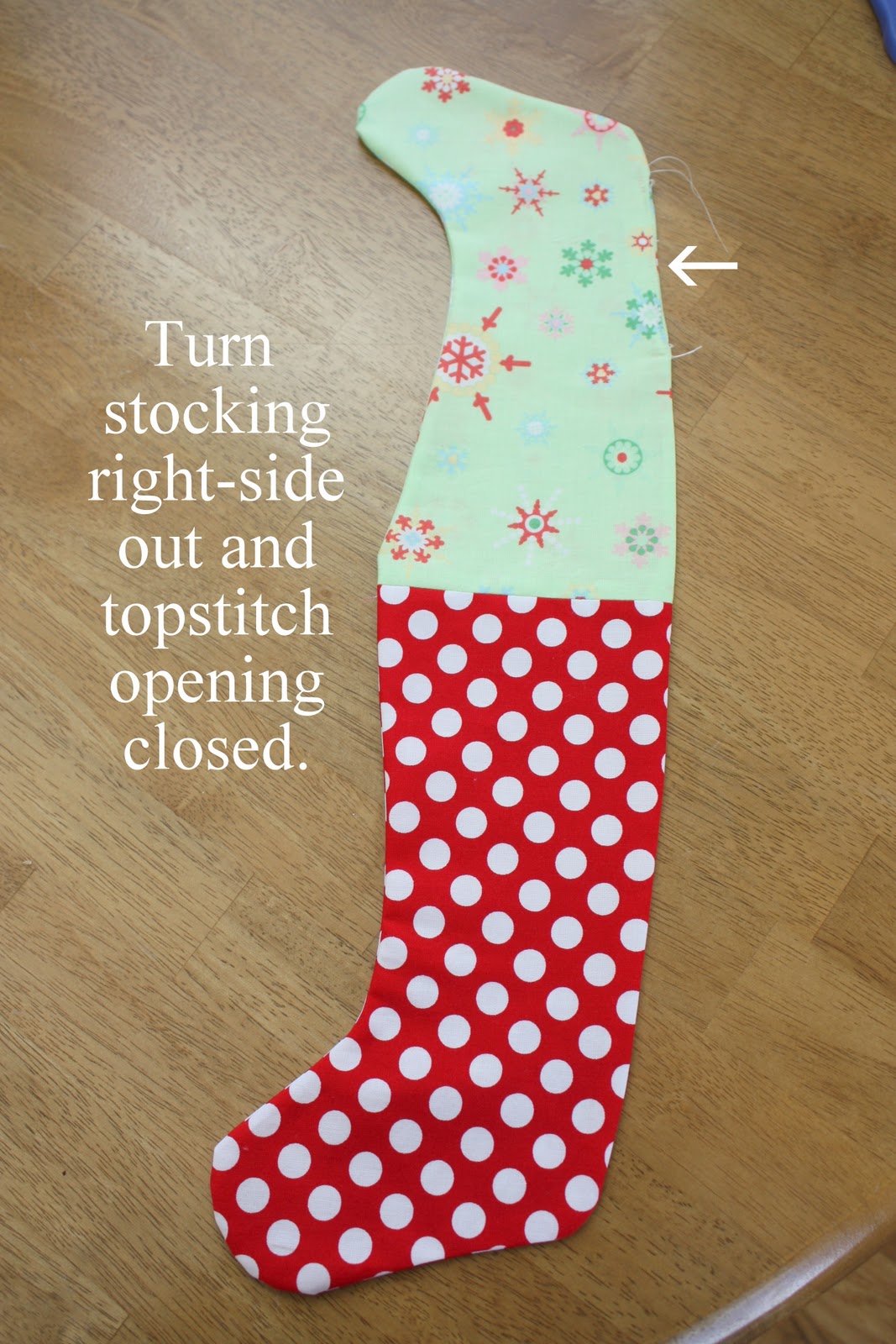How To Sew A Christmas Stocking With A Lining At Lawrence Vaughn Blog