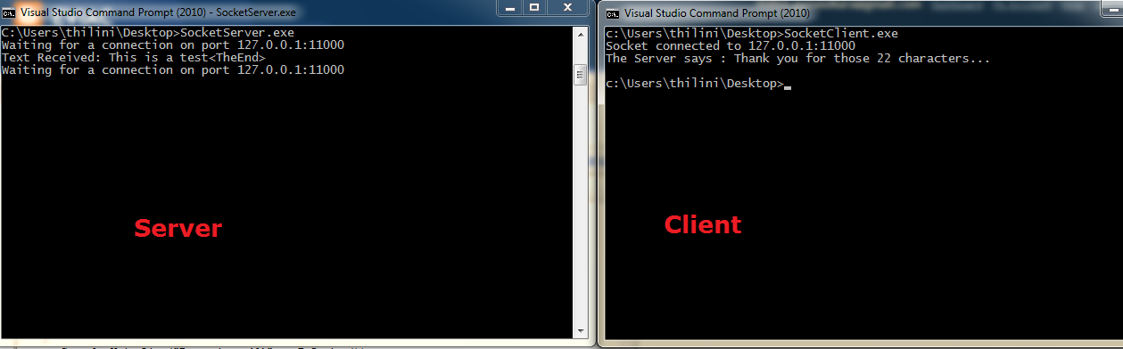 Synchronous Client Server Application In C