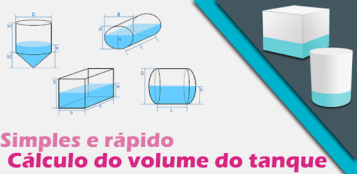 Cálculo do volume do tanque – Apps no Google Play