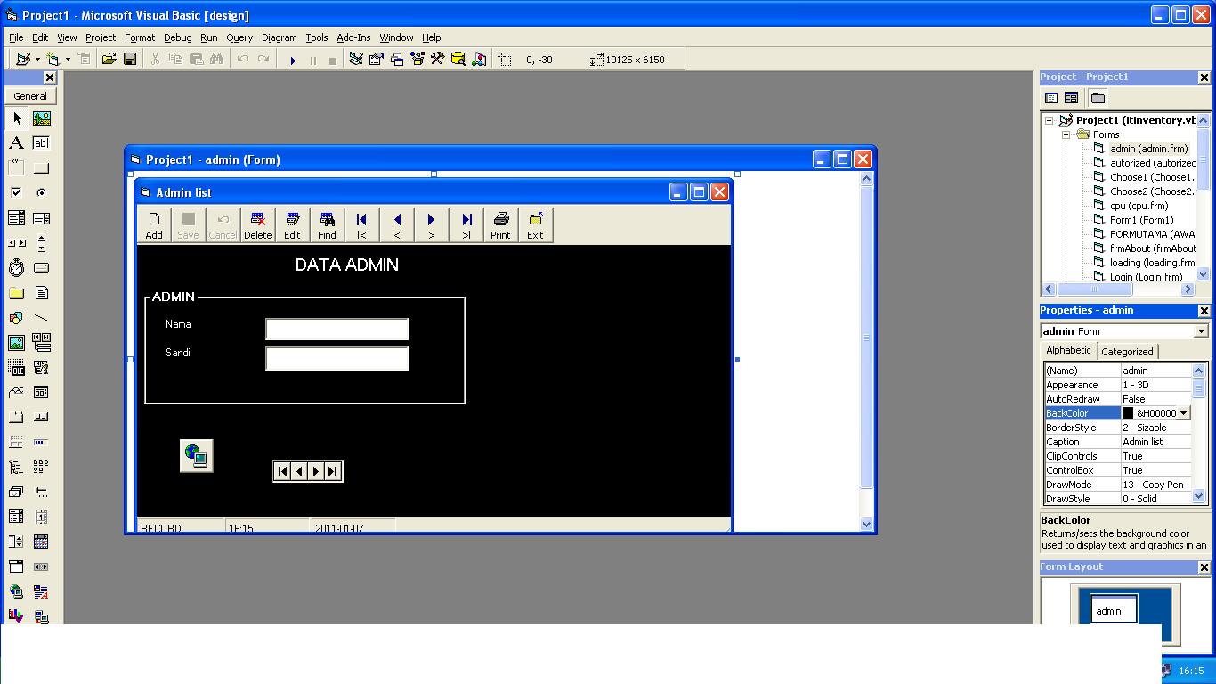 Ilmu Komputer About Visual Basic 6 0