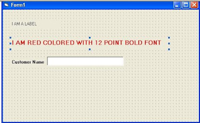 Visual Basic Net Vb 6 0 Sample Source Code Tutorial Label