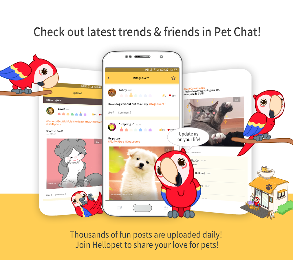 Hellopet - Cute cats, dogs and other unique pets - Android Apps on ...