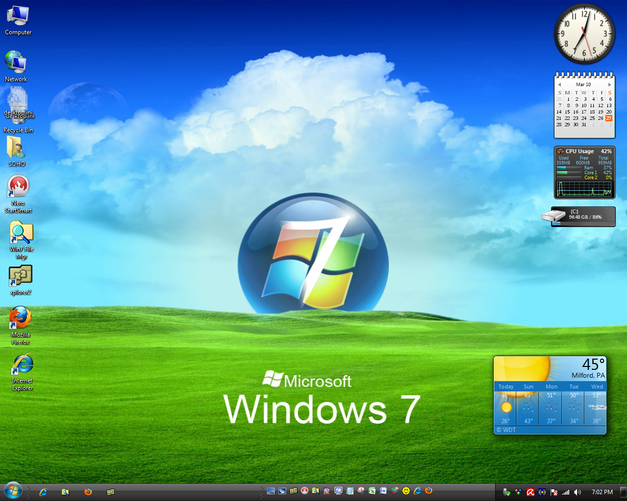 Windows 7 Basic Desktop