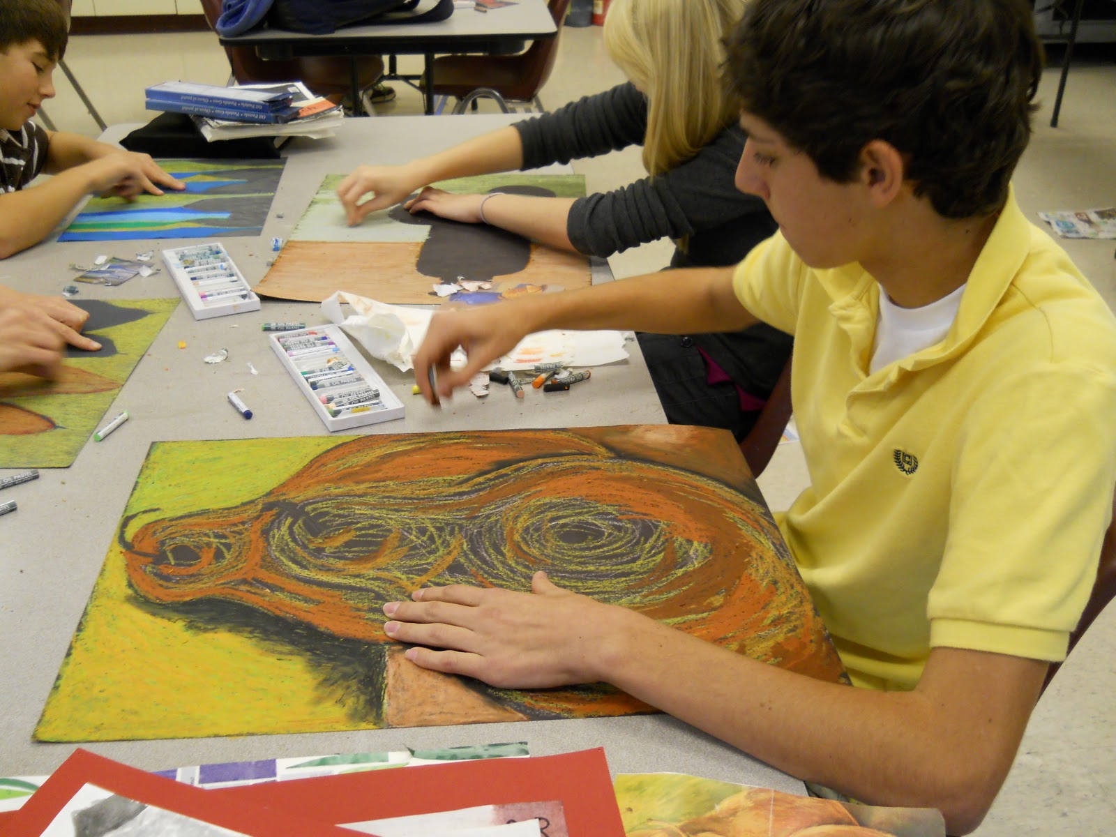 Creative Expressions High School Students At Work