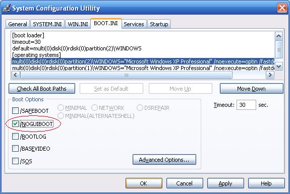 Disable Windows Xp Boot Screen Tricks 4u