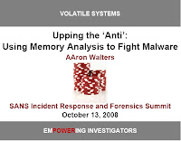 Volatile Systems Advanced Memory Forensics