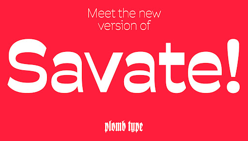 Savate - Google Fonts