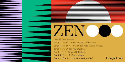 Zen Antique - Google Fonts