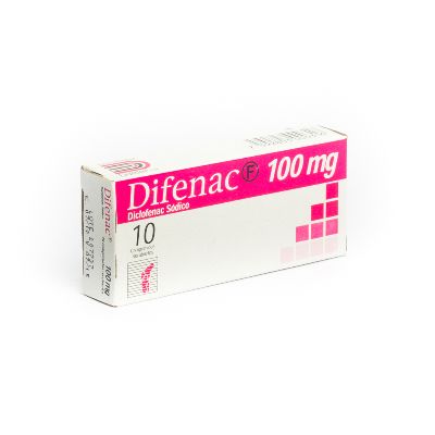 Diclofenac Sódico Difenac Forte 100 Mg X 10 Comprimidos Dollder 100 mg ...
