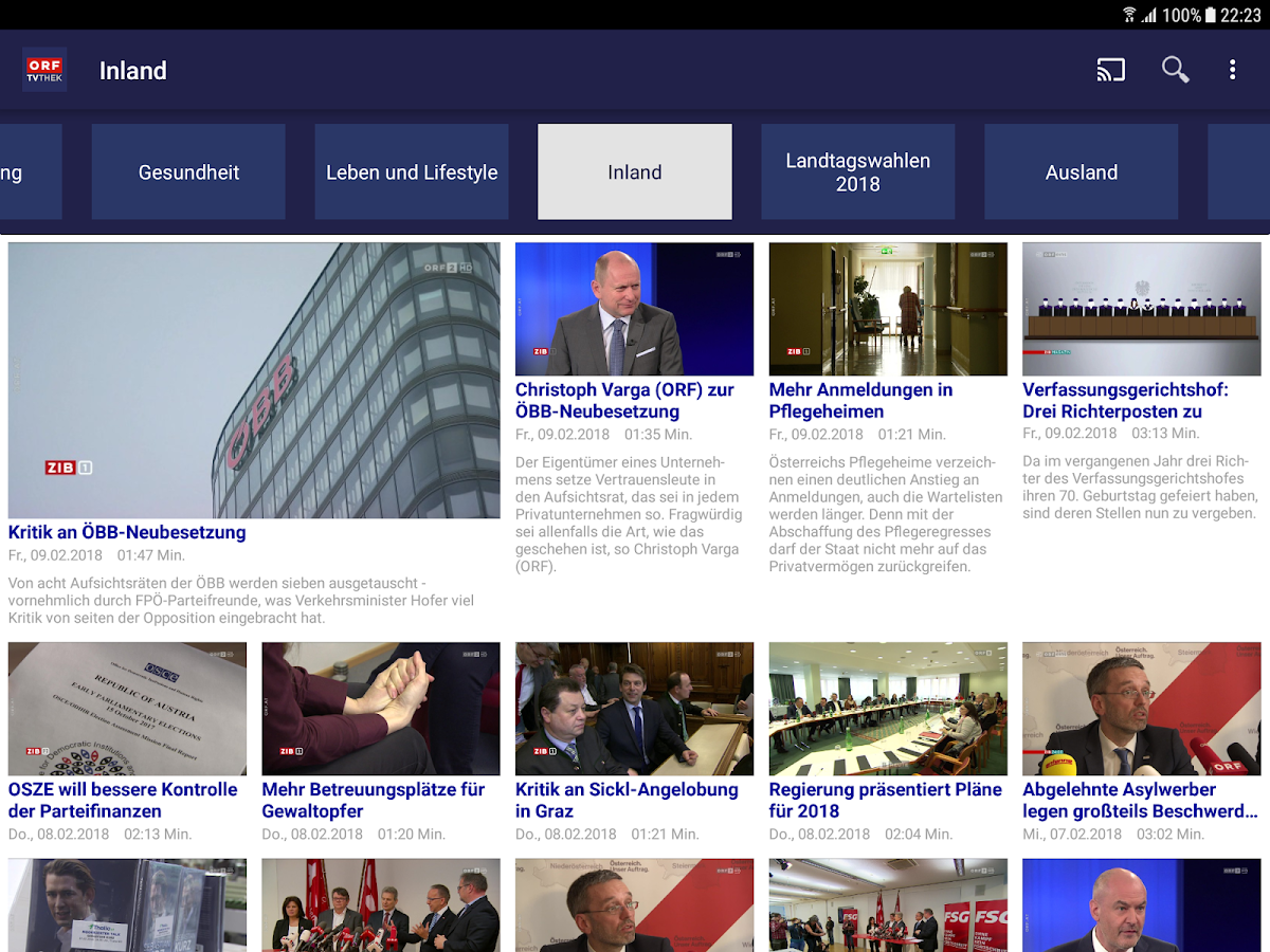 ORF TVthek: Video on demand – Android-Apps auf Google Play