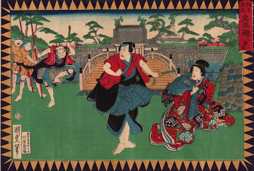 Chushingura: A Work by Kunisada III — Google Arts & Culture