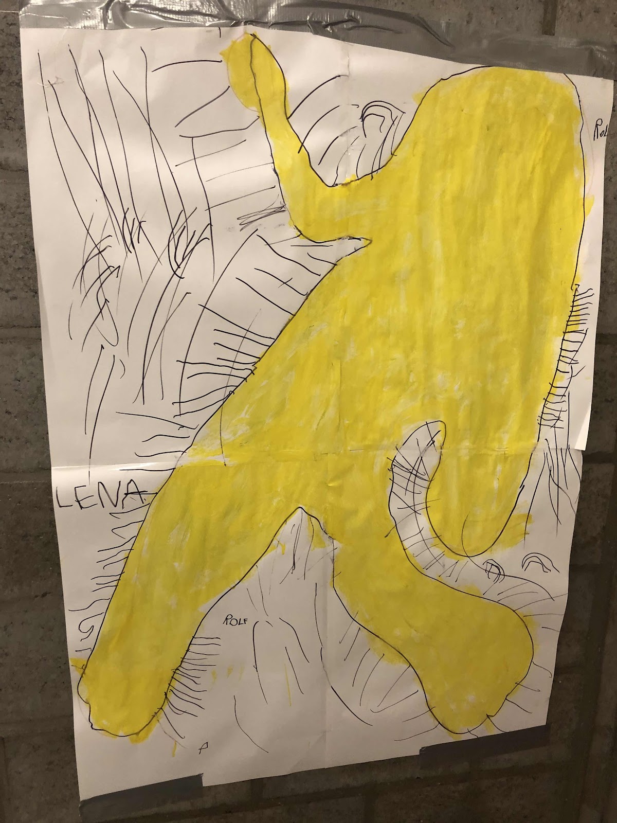 Derde kleuterklas juf Kelly : Keith Haring