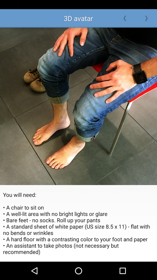 3D avatar feet - Android Apps on Google Play