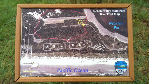 Nehalem Bay Park Map Portal in Bayside Gardens Oregon United States ...