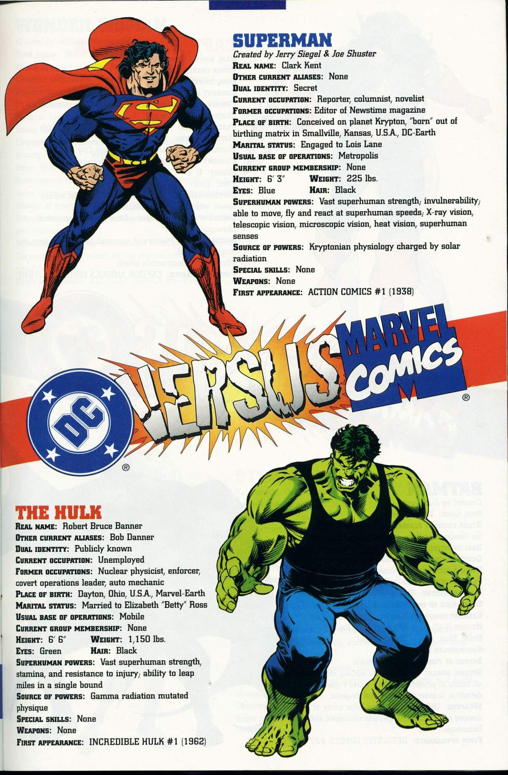 Read Online Dc Versus Marvel Marvel Versus Dc Comic Issue 1