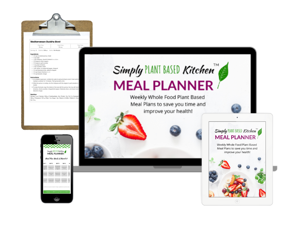Simply Plant Based Kitchen Weekly Meal Plans