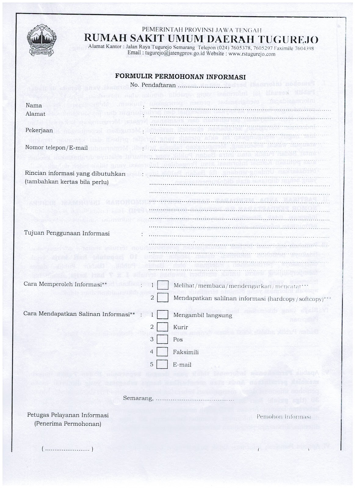 Form Permohonan Informasi – PPID RSUD dr. ADHYATMA, MPH PROVINSI JAWA ...