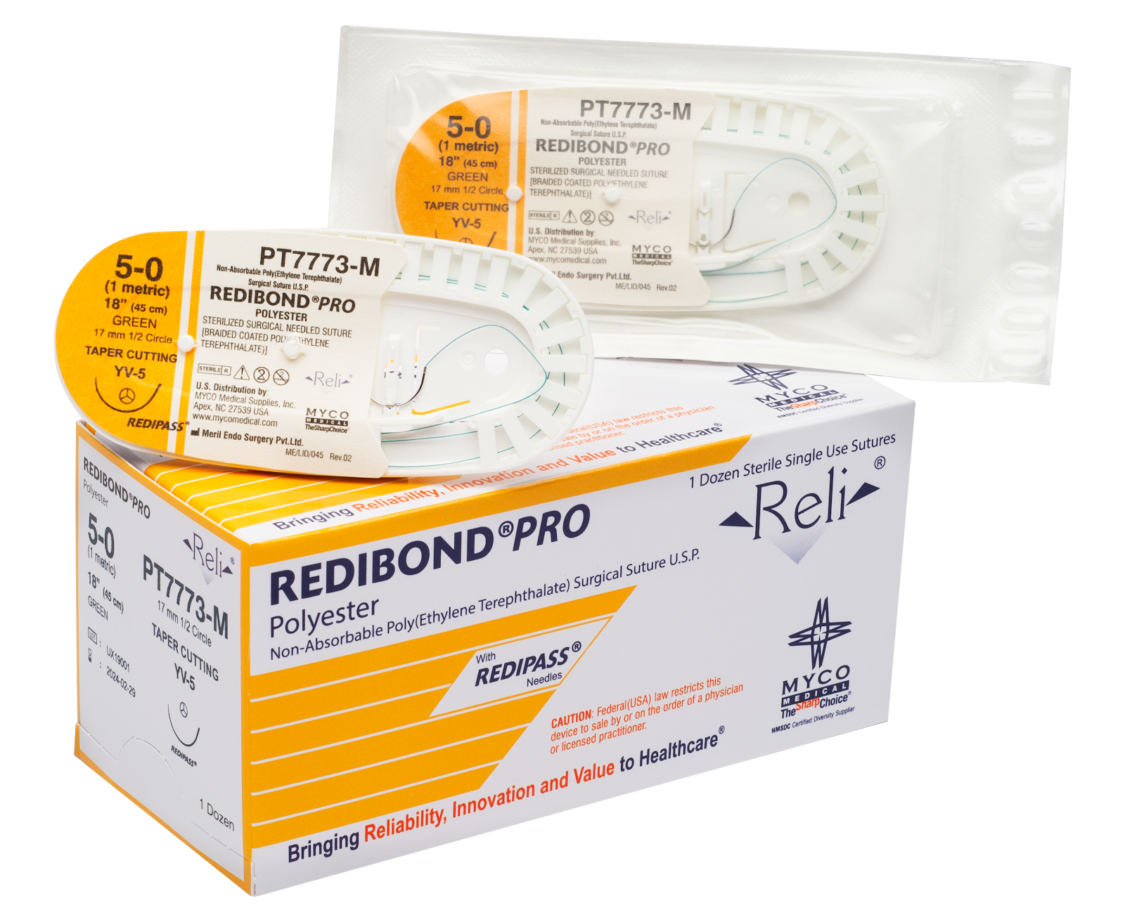 Product: REDIBOND® PRO Non-absorbable Coated, Braided, Polyester ...