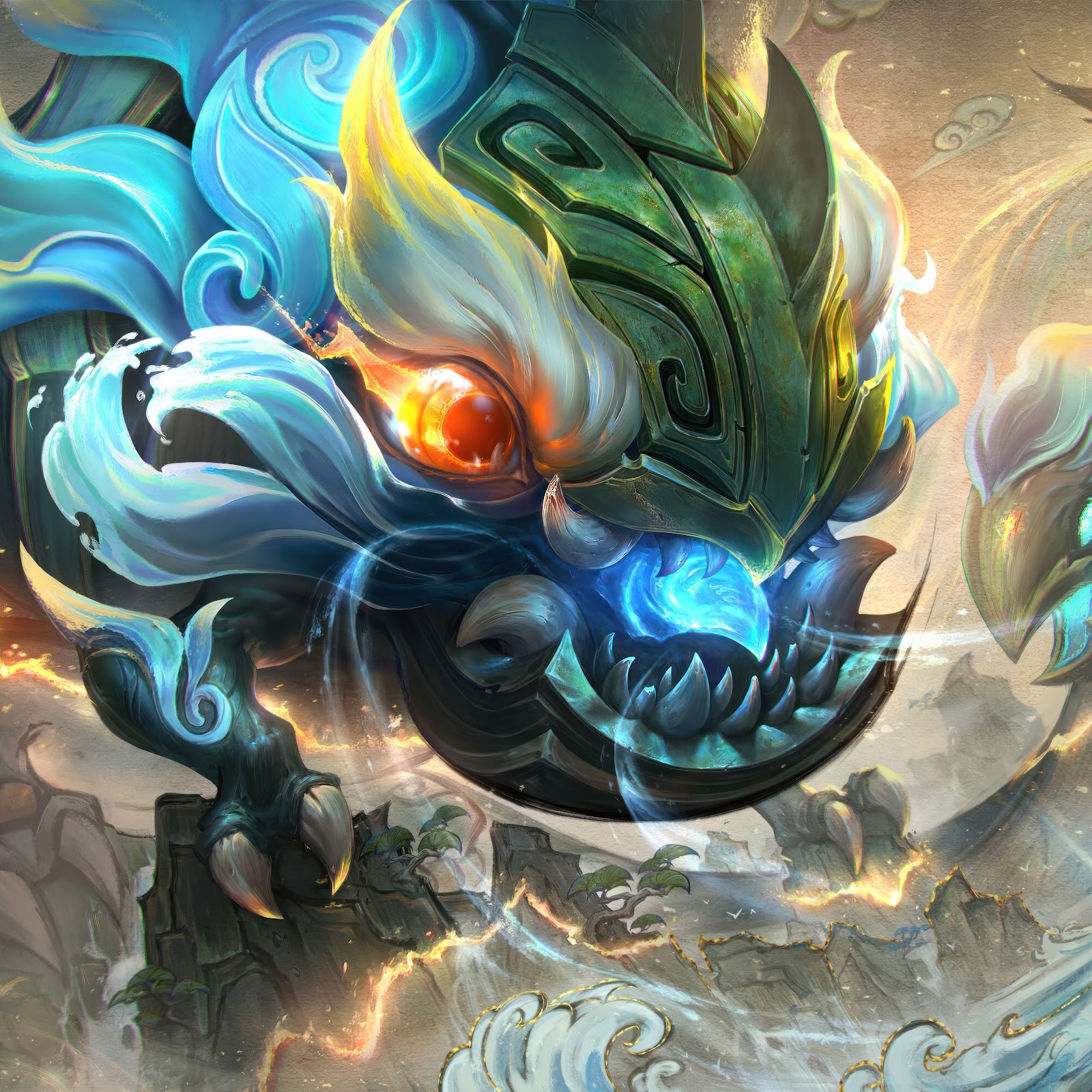 Kog'Maw, Kog'Maw (League Of Legends), Shan Hai Scrolls (League Of ...