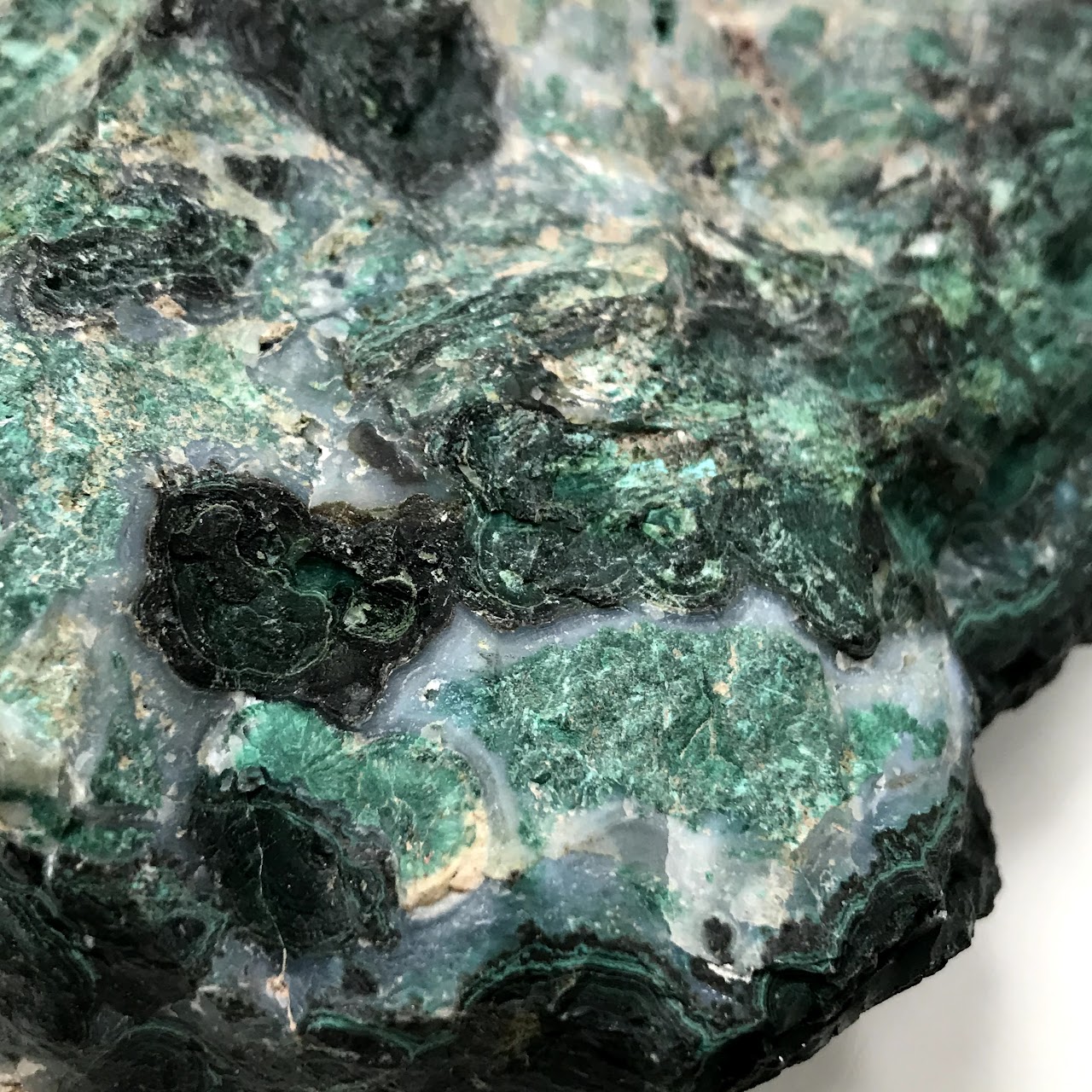 Malachite, Chrysocolla & Quartz Specimen