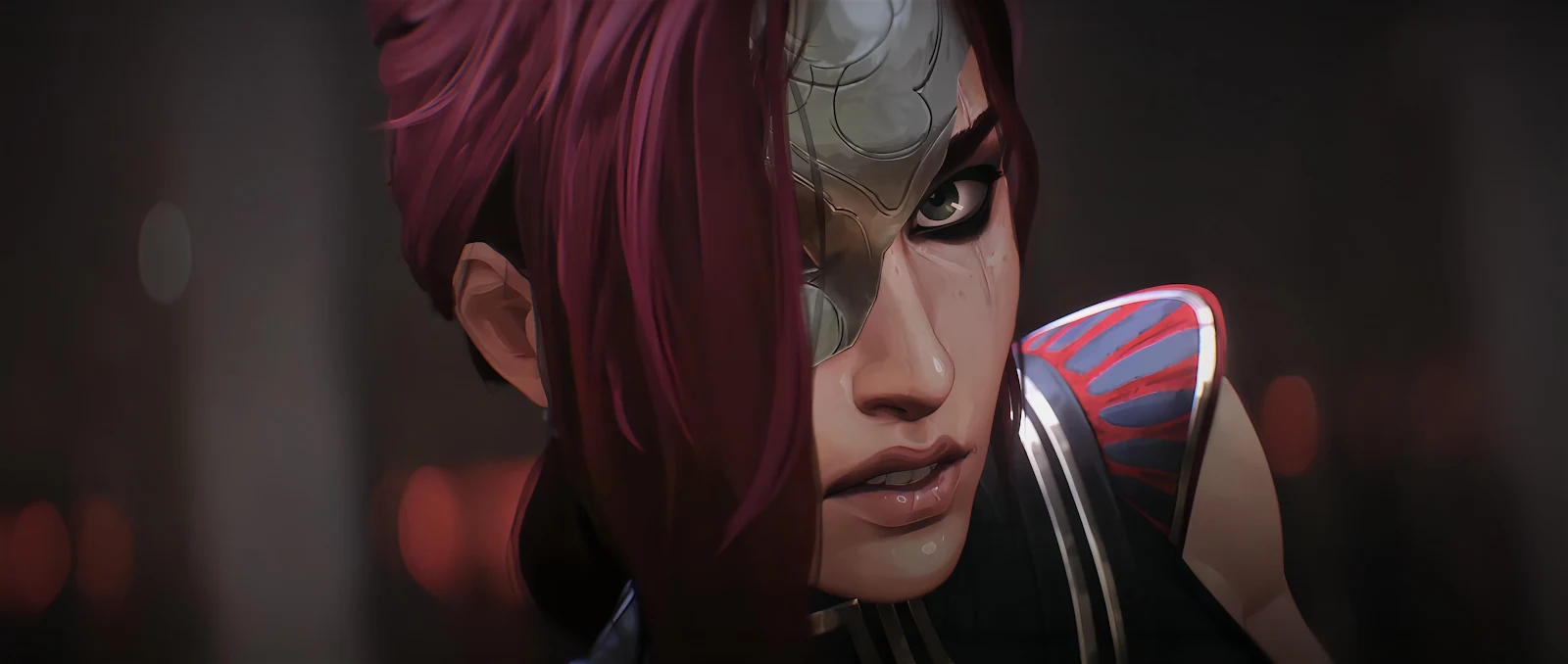 Mel Medarda With Metallic Mask 2K PC Wallpaper