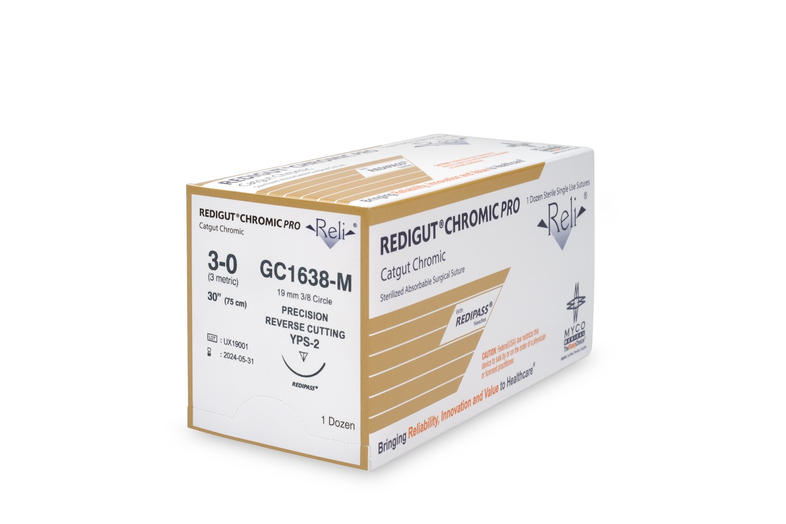 Product: REDIGUT® CHROMIC PRO Absorbable Chromic Treated, Twisted ...
