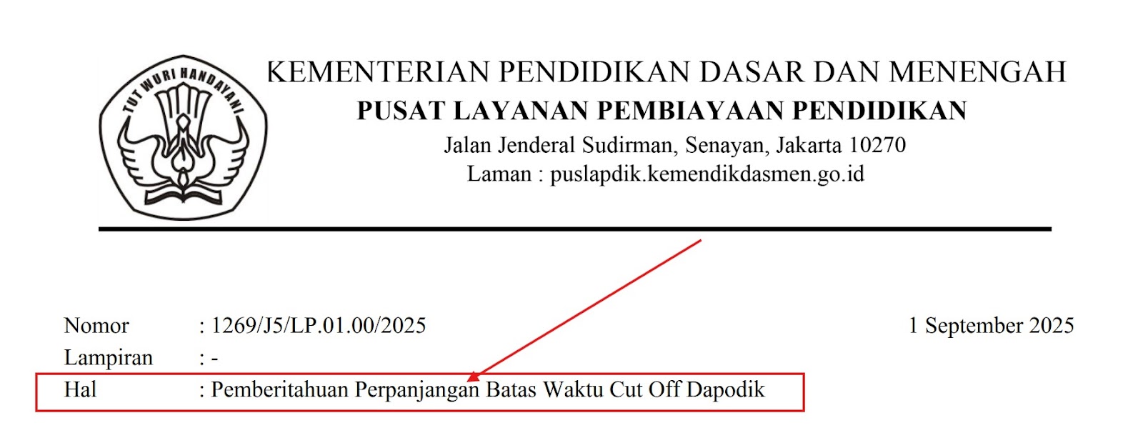 Surat Edaran Perpanjangan Waktu Batas Akhir Pengajuan PIP/KIP Fase 2 ...