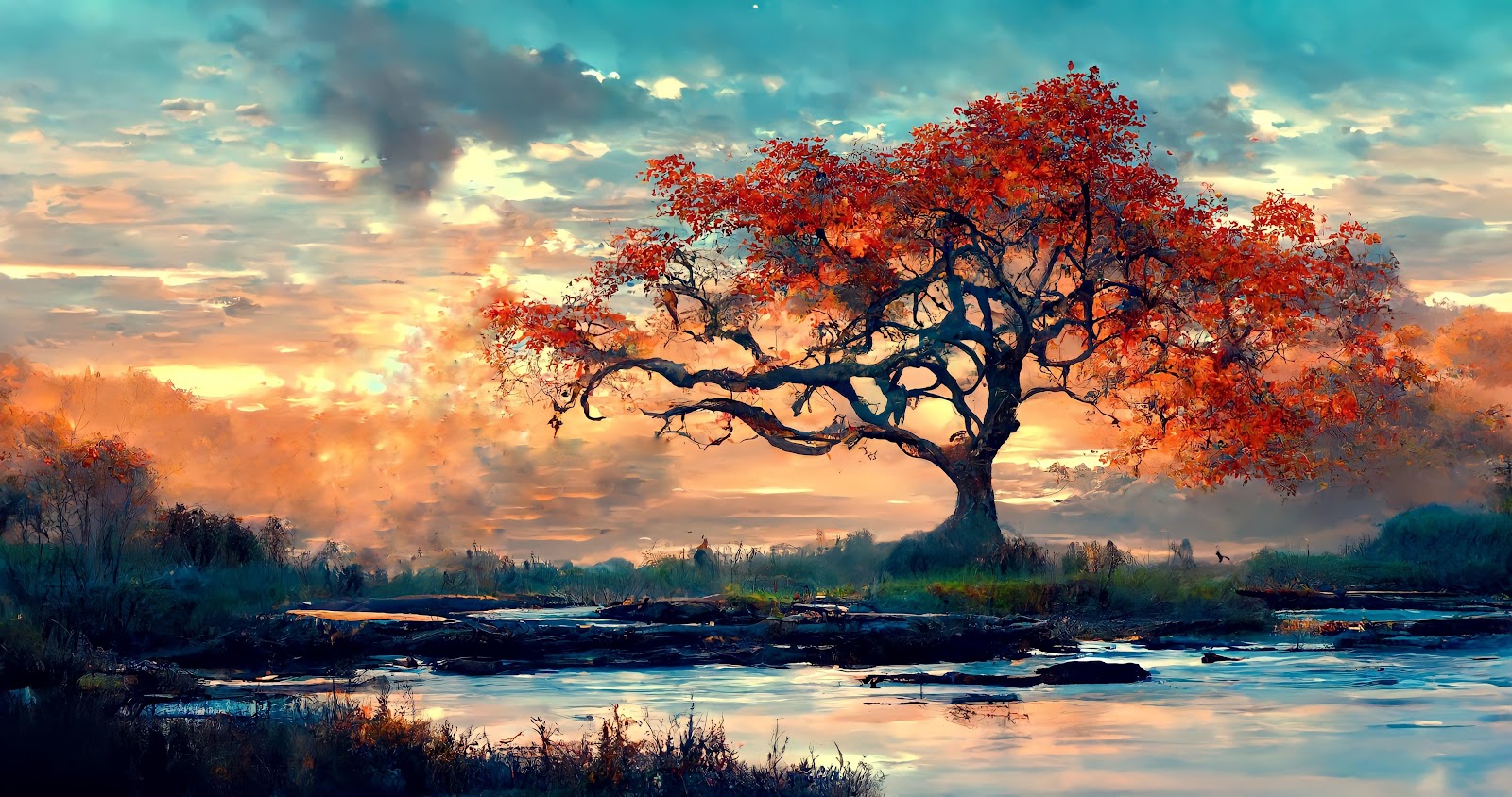 Quiet Sunset 4K HD Wallpaper - Wallpaper.cam