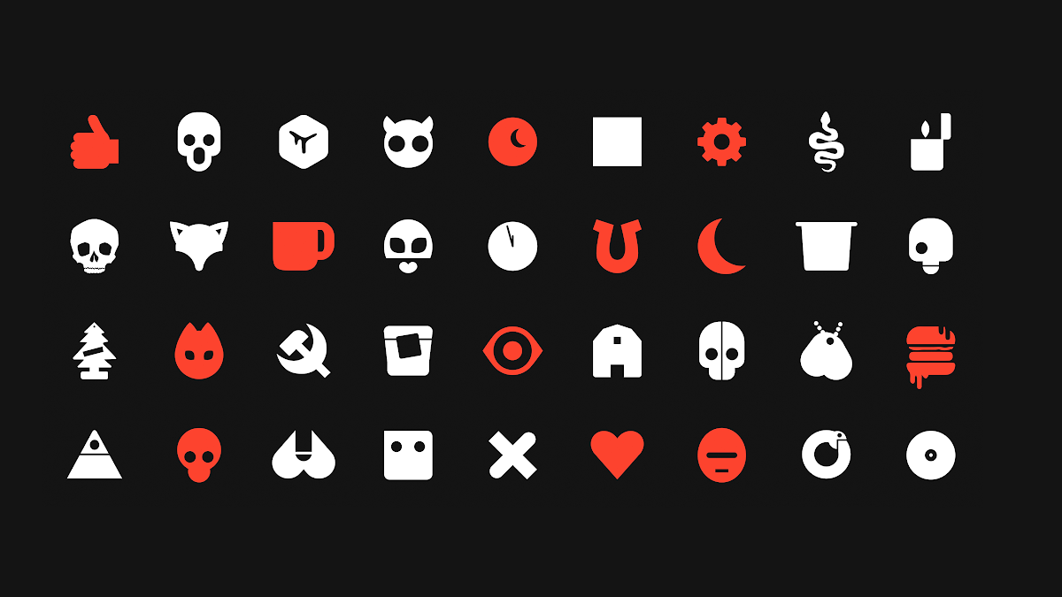 Vector, Pattern, Minimalism, Love, Death & Robots, Red 4K Desktop Wallpaper