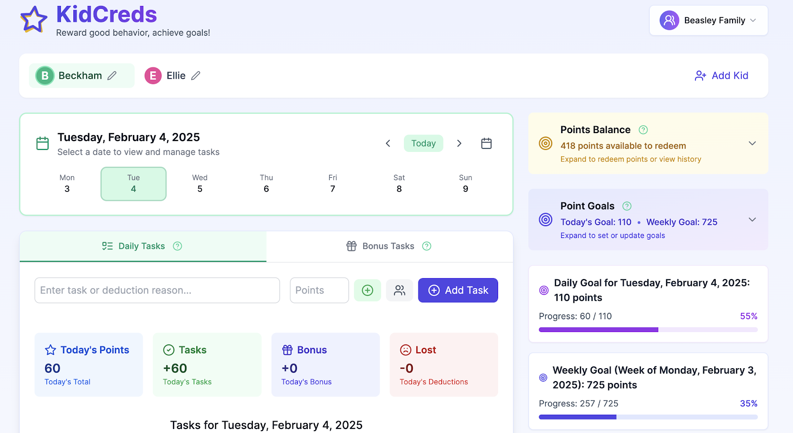 KidCreds - Digital Reward System for Kids | Build Better Habits