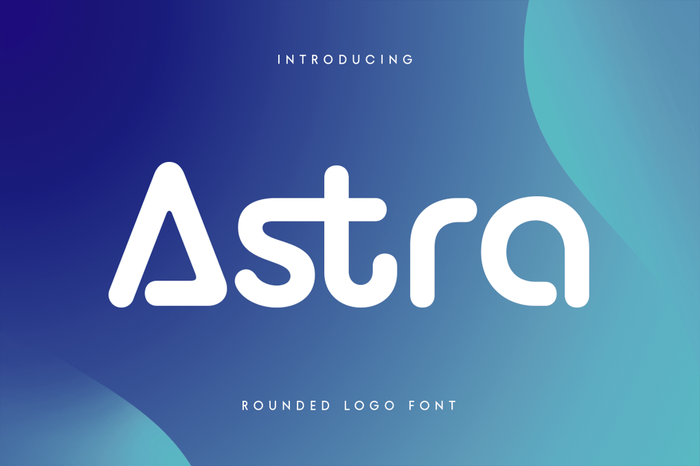 Astra - Rounded Logo Font - Đồ Hoạ Vip