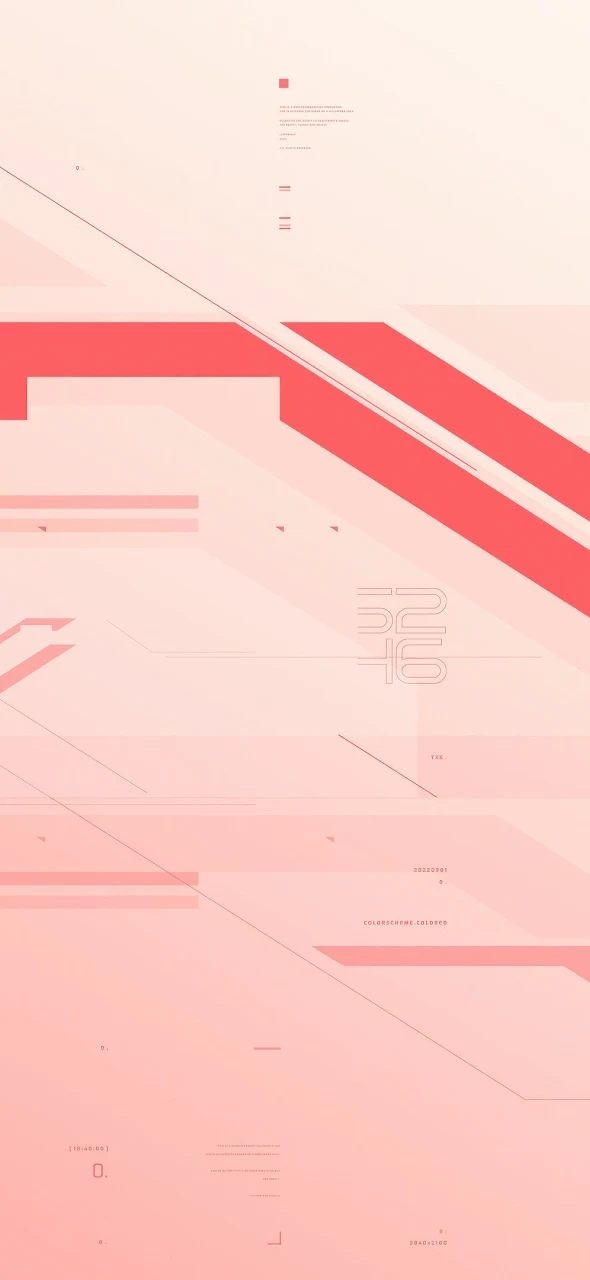 Gradient Abstract Ruby 4K Wallpaper