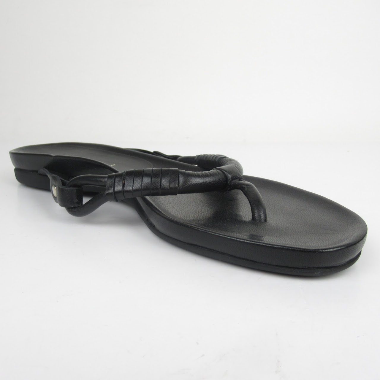 Prada Leather Chancletas