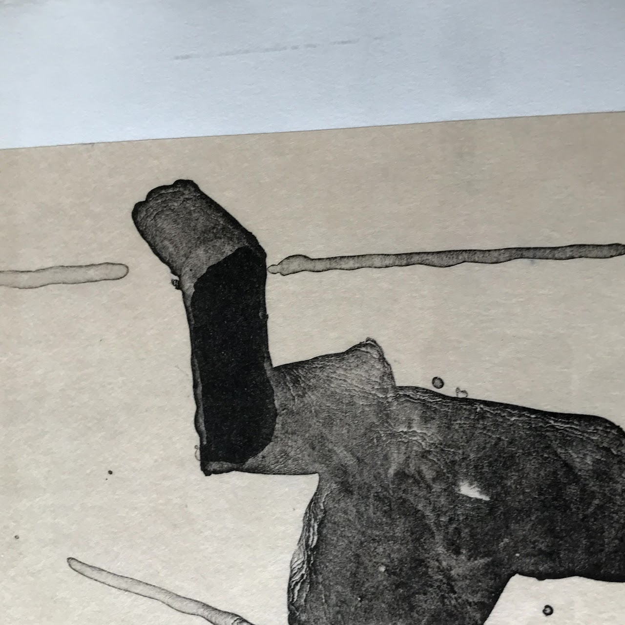 Perry Obee Signed Lithograph & Chine Collé 'Stack IV'