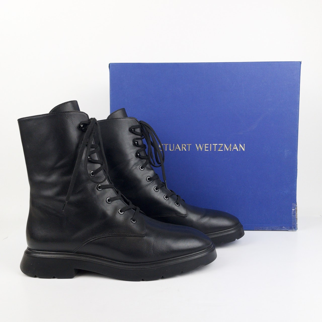 Stuart Weitzman MINT Mackenzie Leather Boots