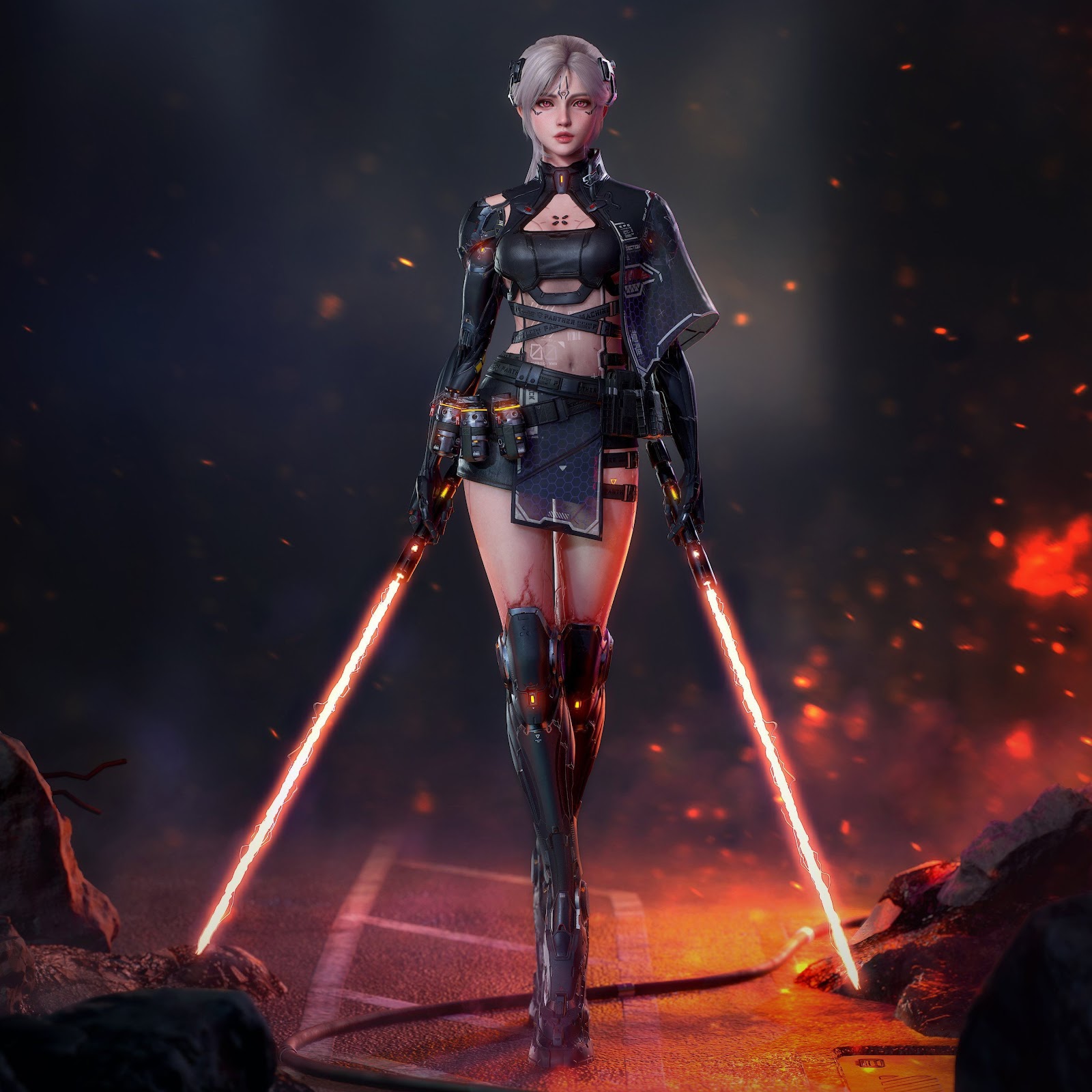 Artstation, Artwork, Digital Art, Science Fiction, Cyborg 4K Wallpaper