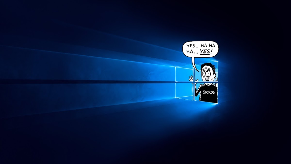 Windows 10, Microsoft, Memes, Humor, Abstract 8K Wallpaper