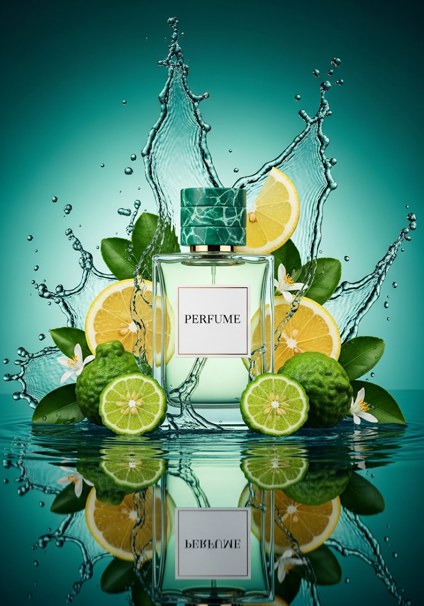 A premium perfume bottle labeled - AI Images - imgai