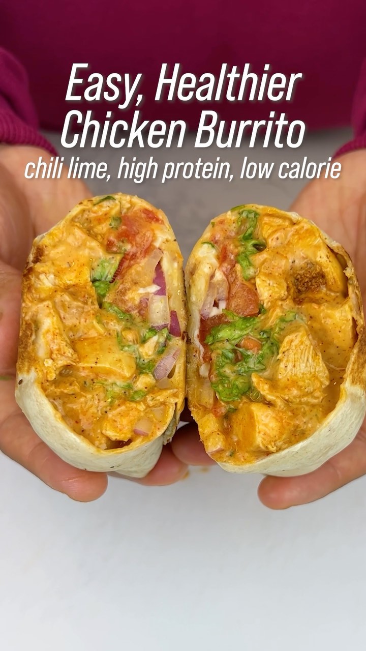 Chicken Fajita Burritos | MealPrep