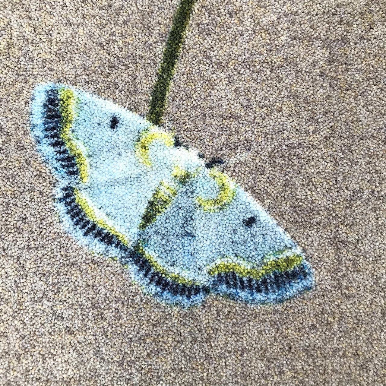 Tropical Bird & Flower Area Rug