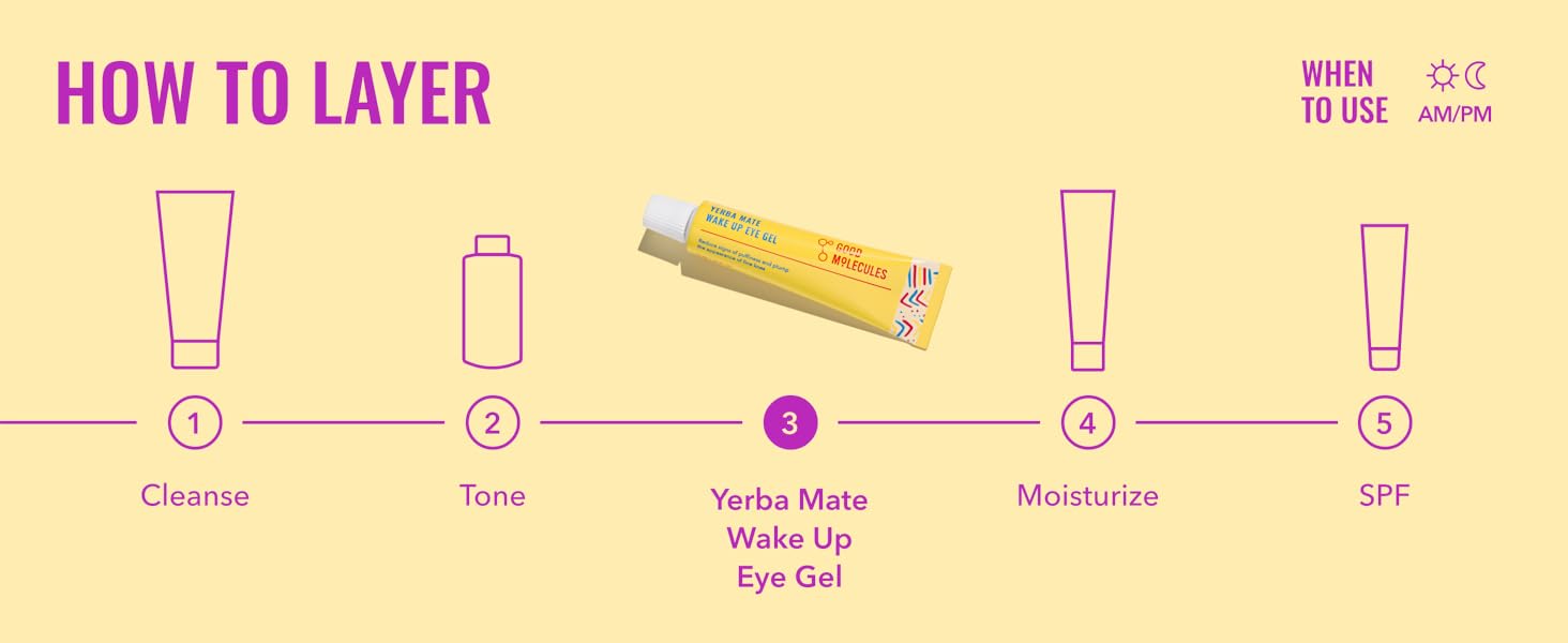 Yerba Mate Wake Up Eye Gel Good Molecules 15ml Contorno Ojos GOOD ...