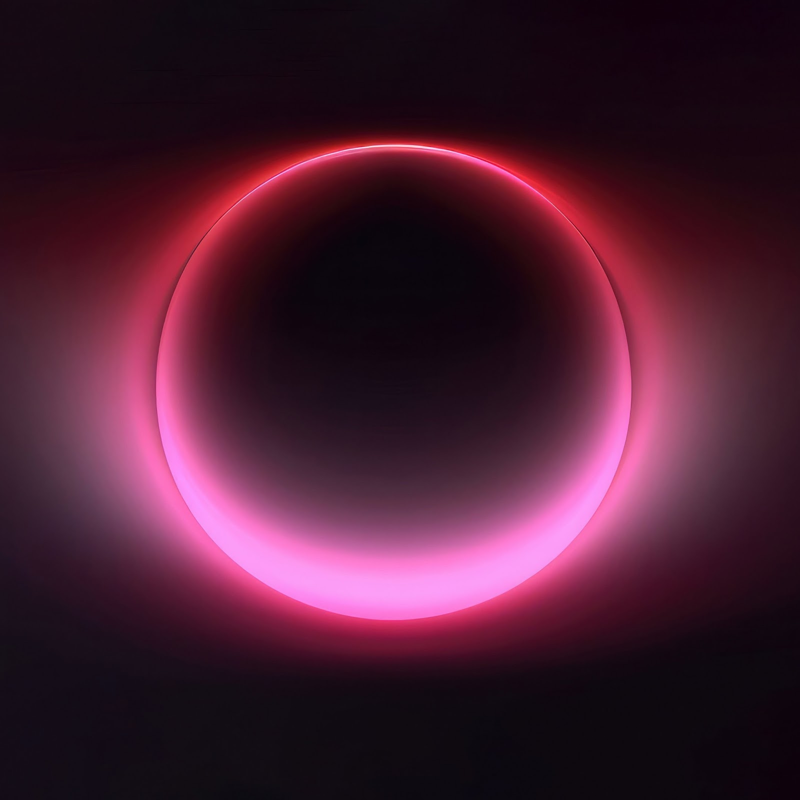 Circle Glowing Abstract 4K Wallpaper