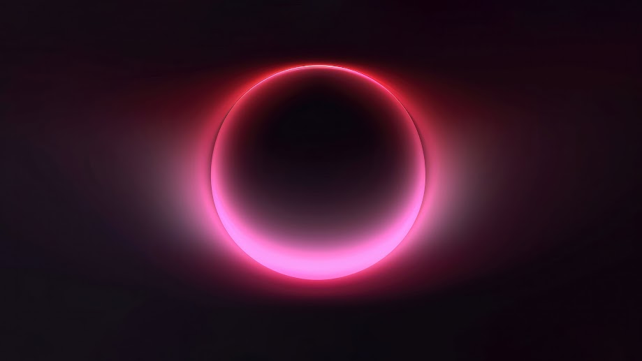 Circle Glowing Abstract 4K Wallpaper