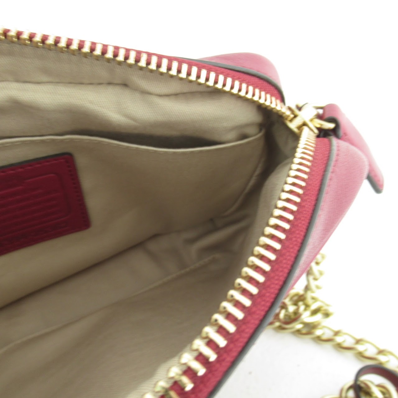 Coach Merlot Leather Crossbody Bag