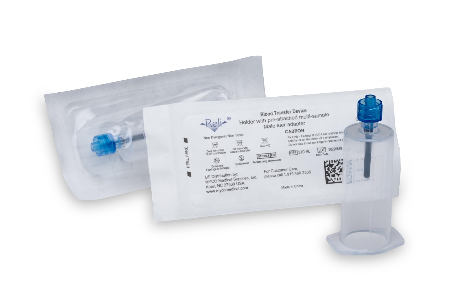 Product: RELI® Blood Transfer Device, Male Luer