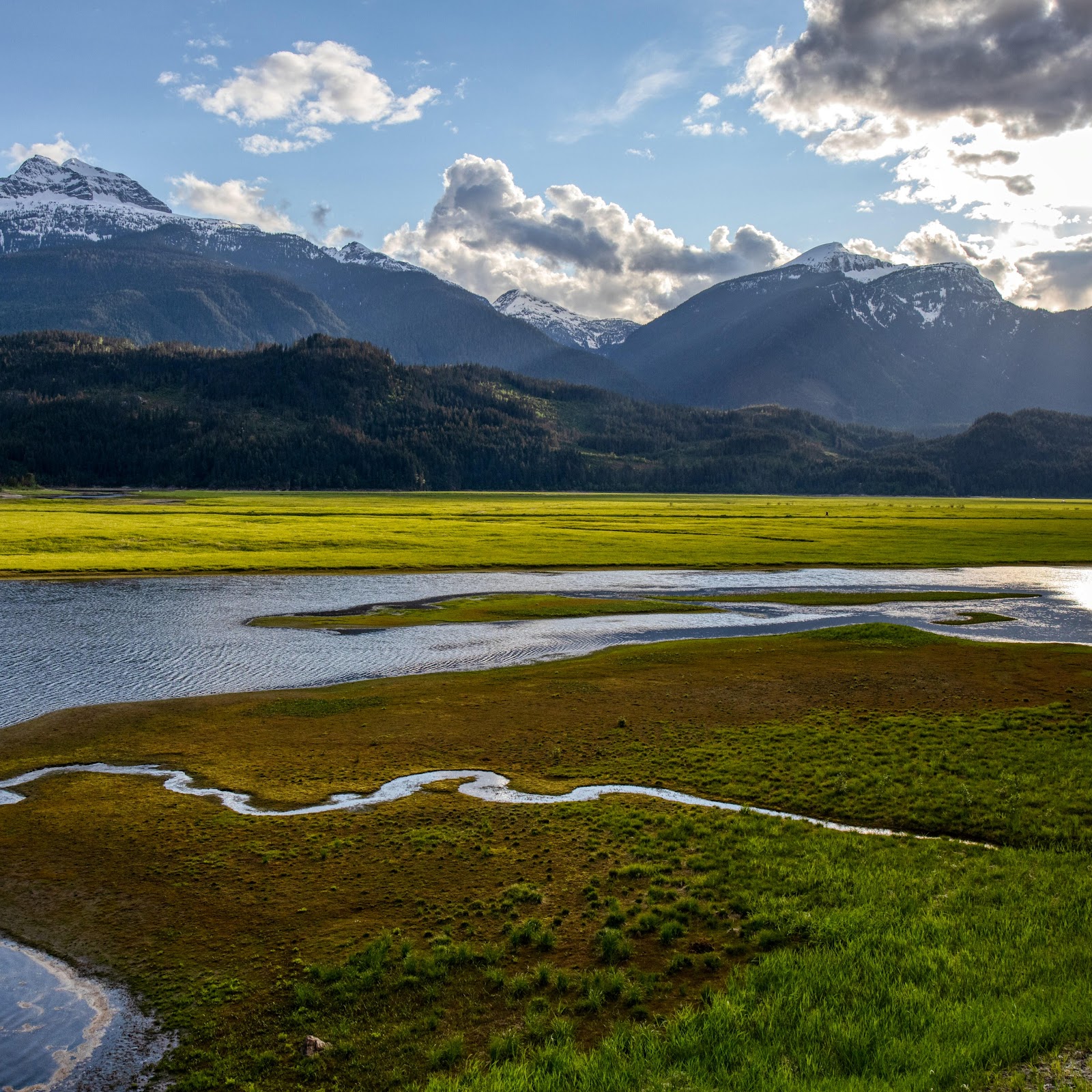 Landscape, Nature, Clouds, Mountains, Forest 5K Wallpaper