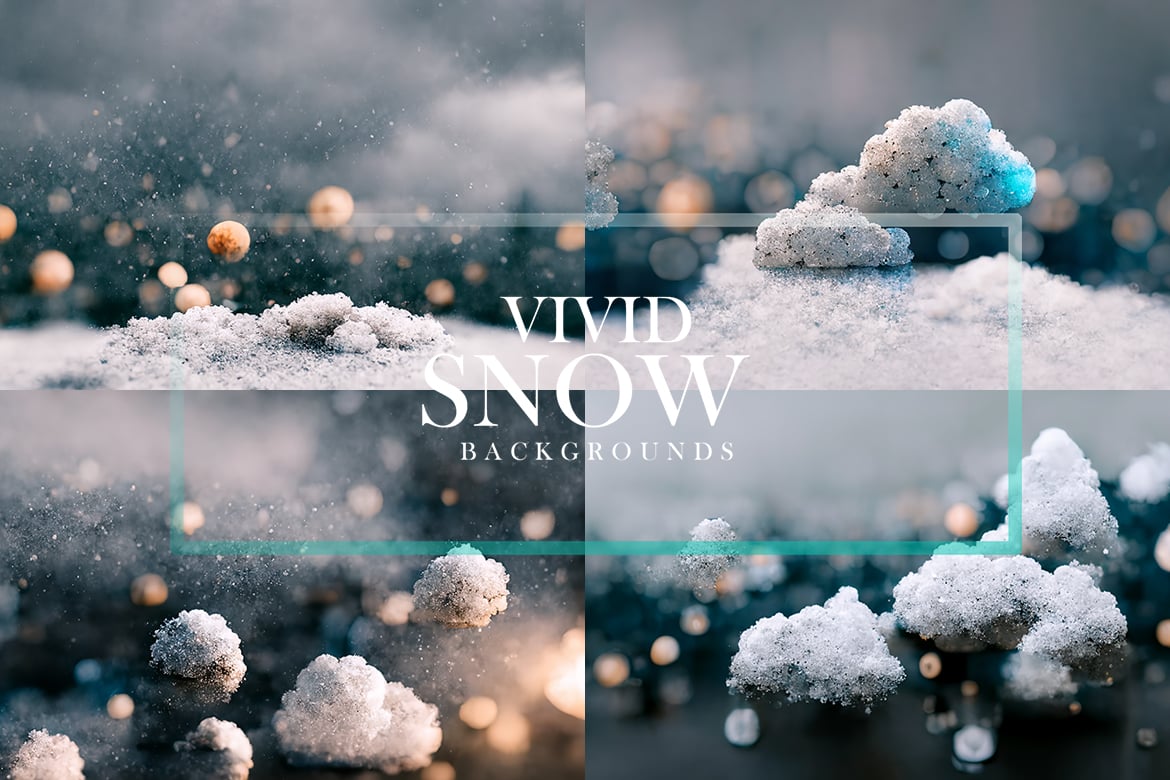 Vivid Snow Backgrounds - Đồ Hoạ Vip