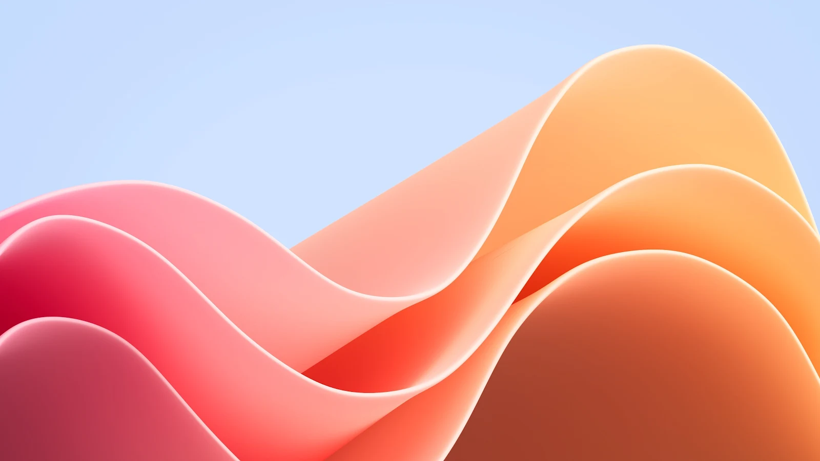 Microsoft, Windows 11, Digital Art, Waveforms, Colorful 4K Wallpaper