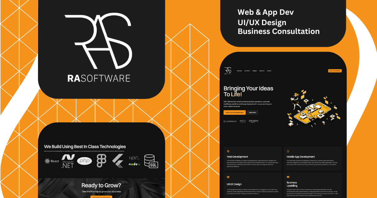 RA Software - Custom Software Development | Empowering Business Solutions