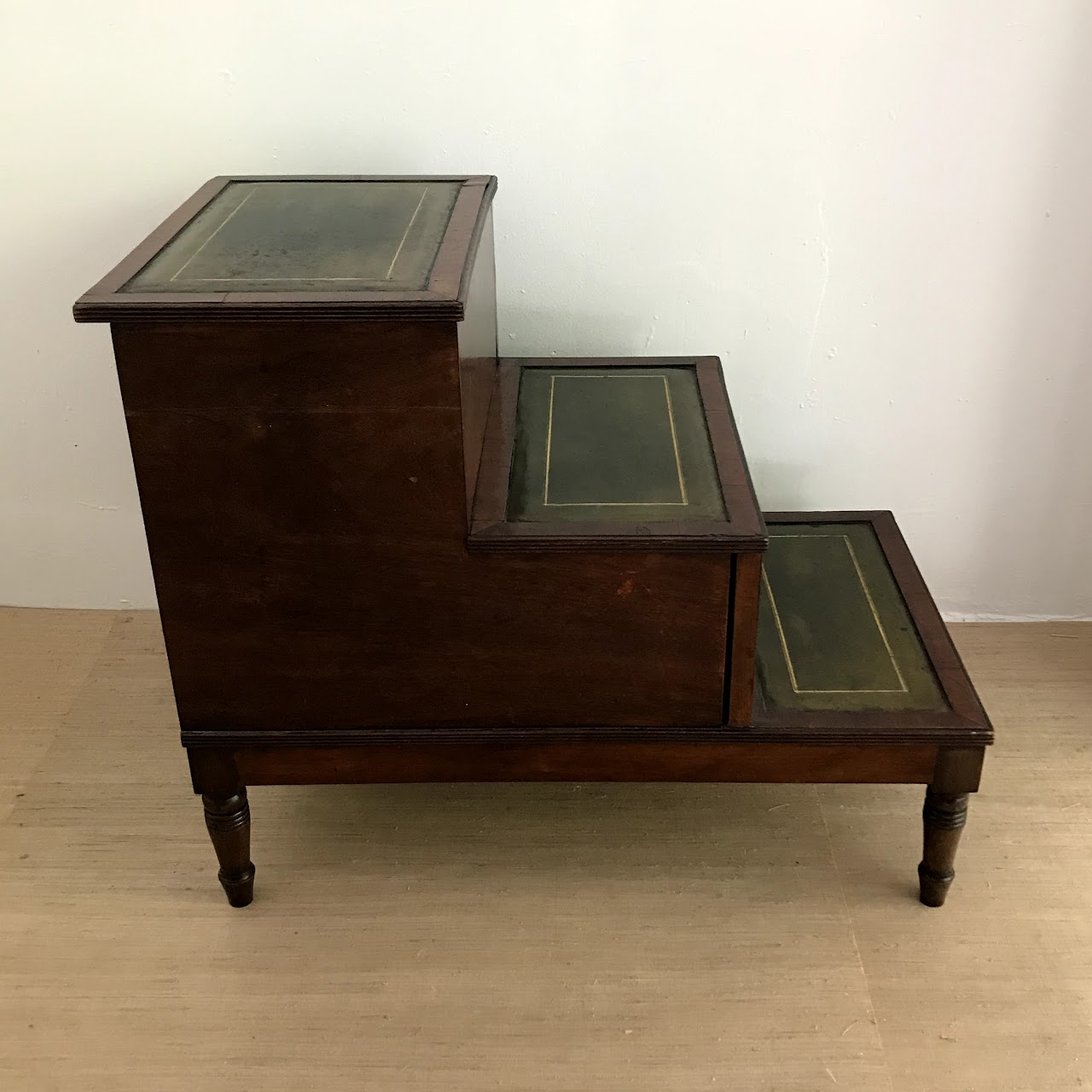 Georgian Mahogany Bed Steps #2